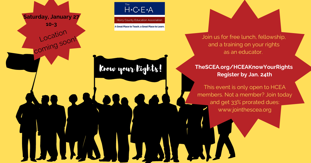 HCEA "Know Your Rights" Training | The SCEA