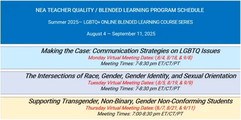 Register for our Facilitated LGBTQ+ Blended Learning Courses | The SCEA
